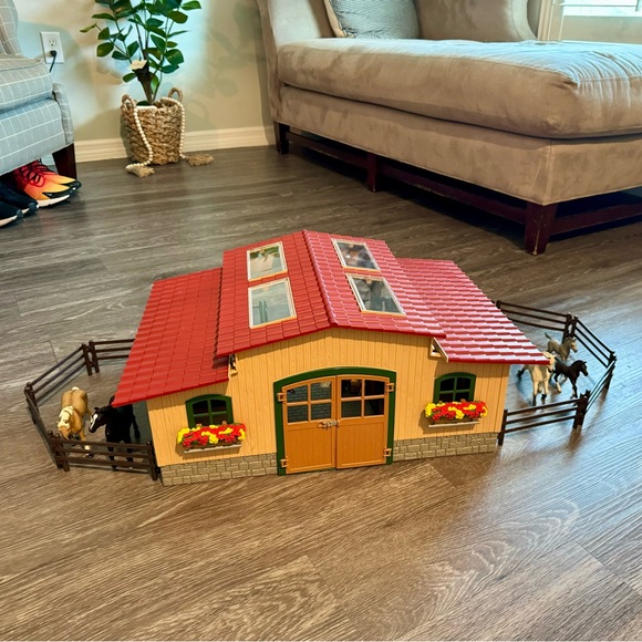schleich | Toys | Schleich Horse Barn Accessories And Stable Playset ...